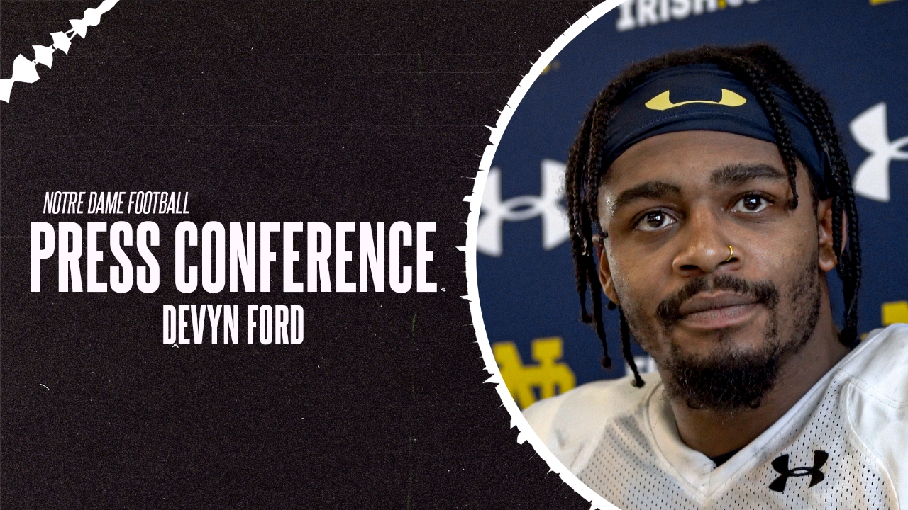 Video | S Devyn Ford on Position Change, Advice from Notre Dame ...