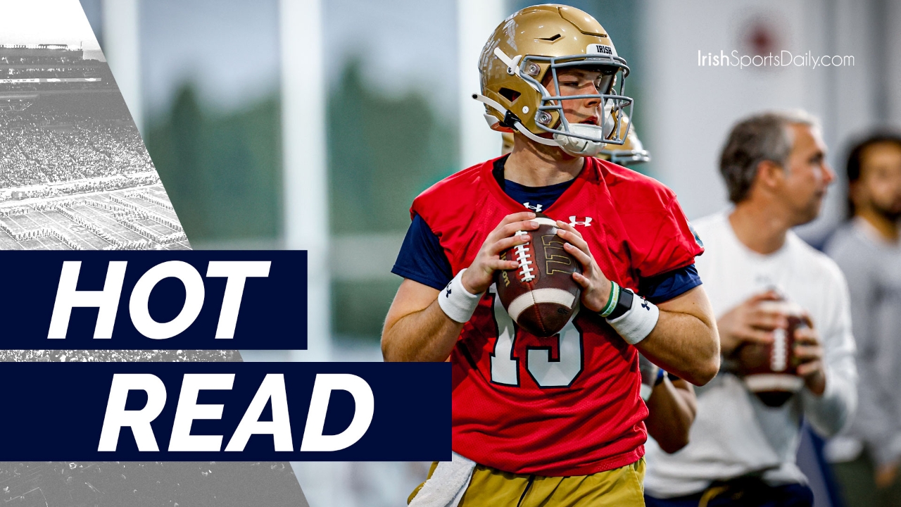 Hot Read | How Notre Dame's Riley Leonard Can Develop Despite Ankle ...