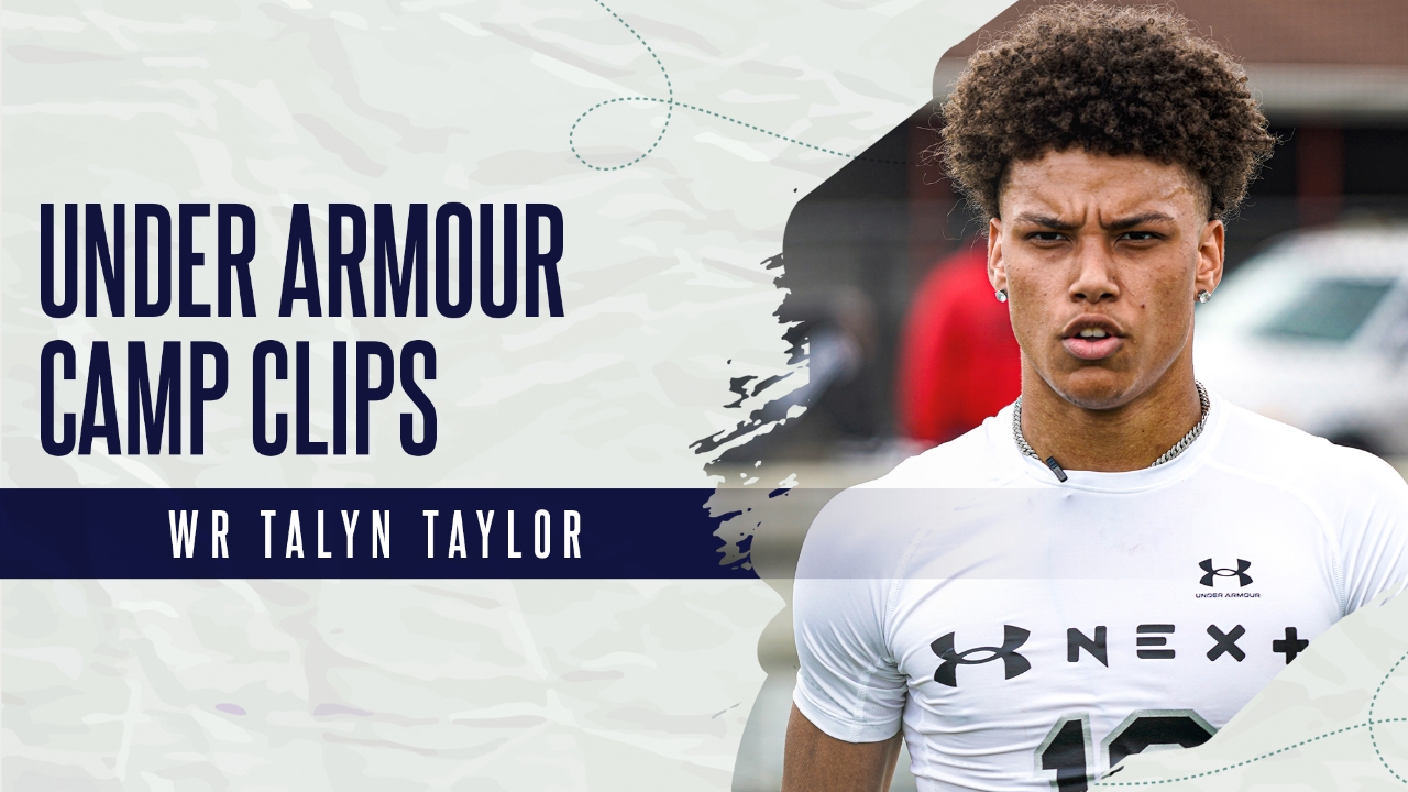 Video | 2025 WR Talyn Taylor Under Armour Camp Clips | Irish Sports Daily