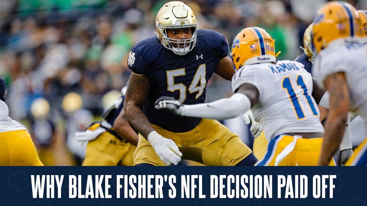 Hot Read | Why Blake Fisher's NFL Decision Paid Off | Irish Sports Daily