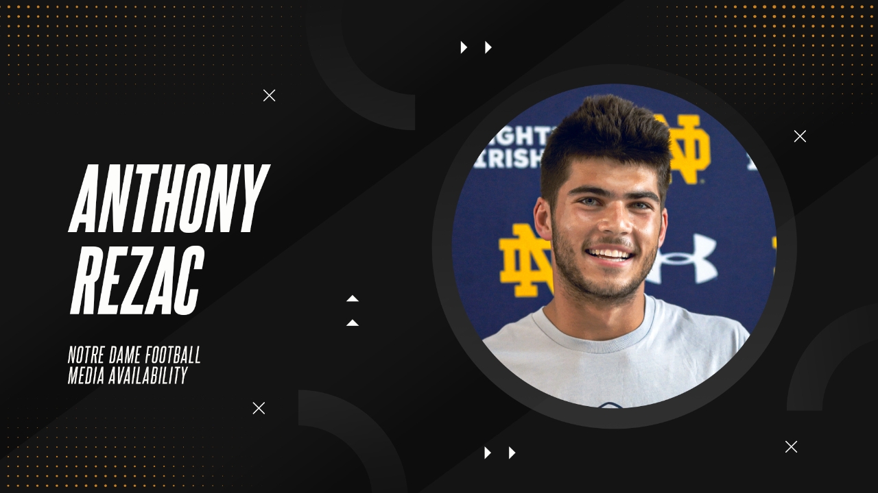 Video | Notre Dame QB Anthony Rezac on Transition to College | Irish ...