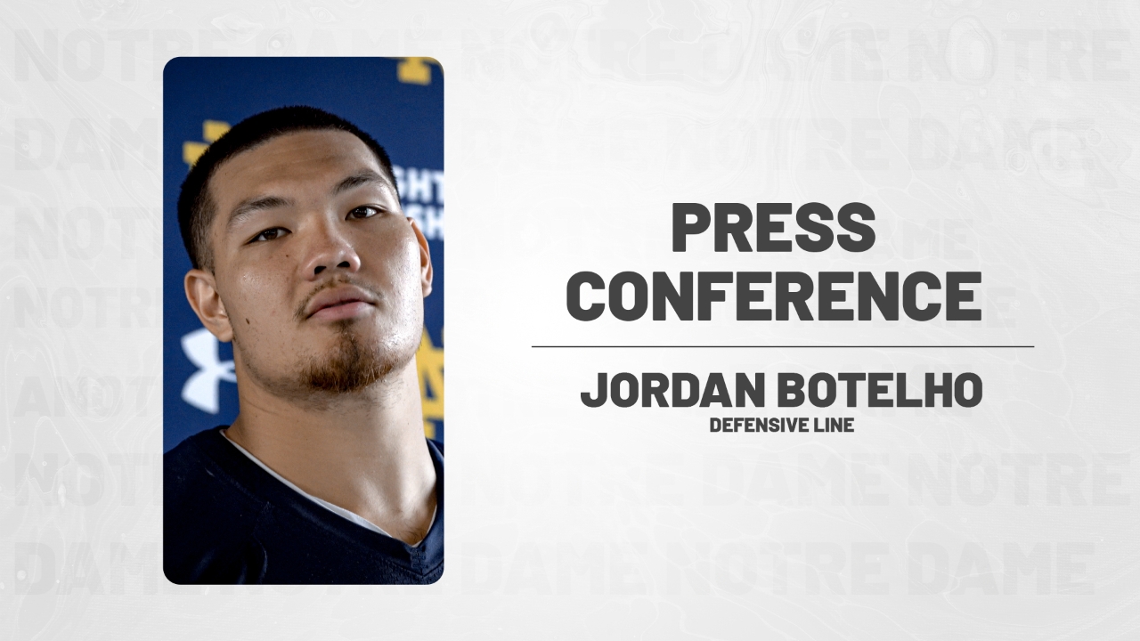 Video | Notre Dame DE Jordan Botelho on Big Offseason, Young Edge ...