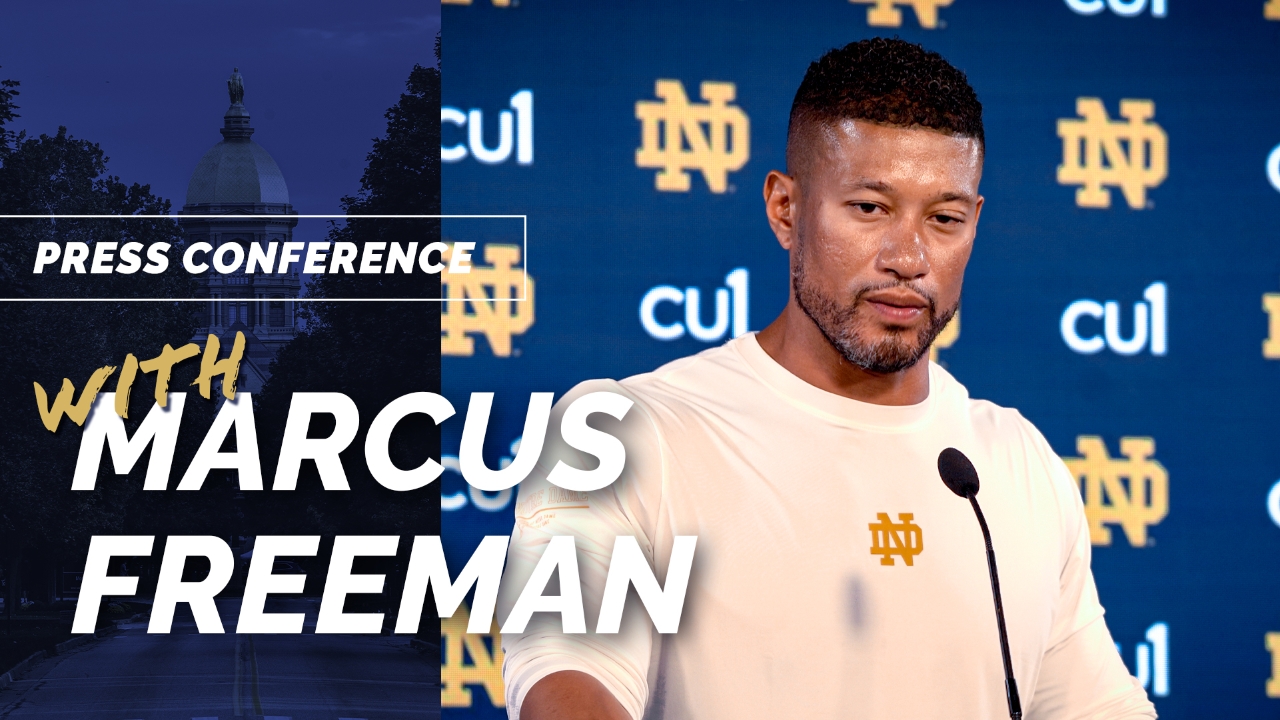 Video | Notre Dame HC Marcus Freeman on OL, Linebackers and Pass Rush ...