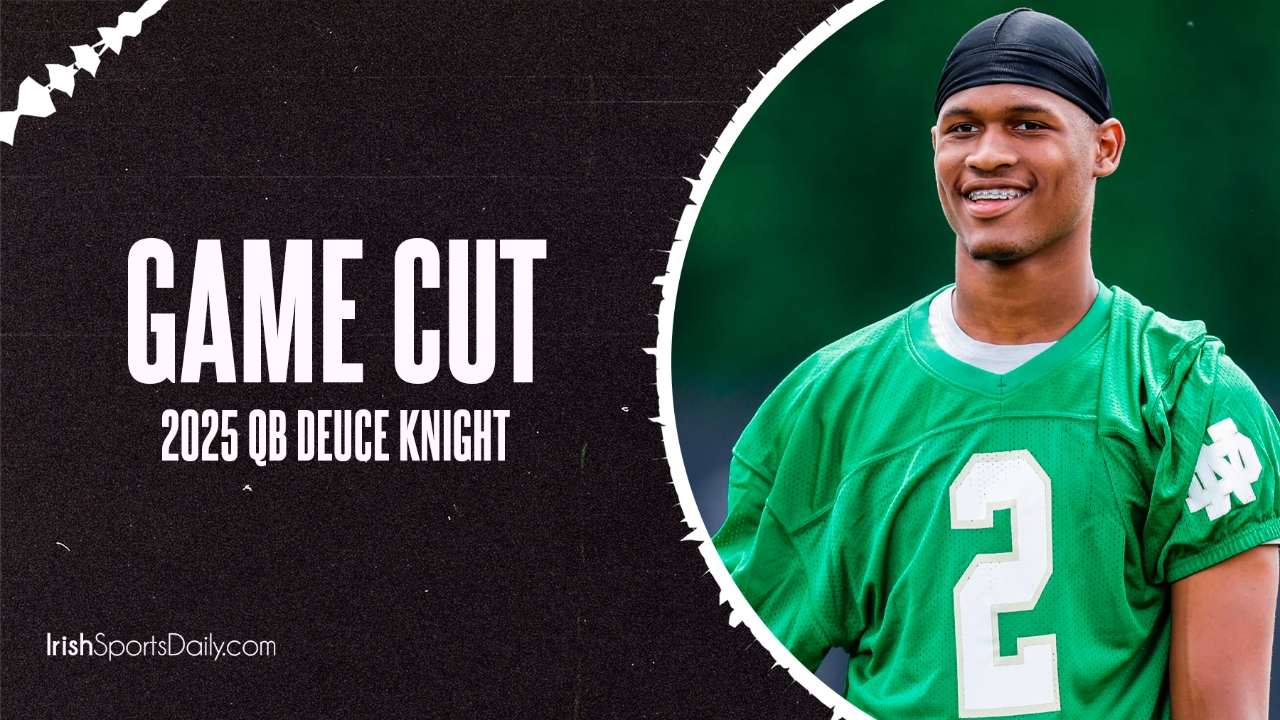 Game Cut | 2025 Notre Dame QB Commit Deuce Knight vs. Greene County ...
