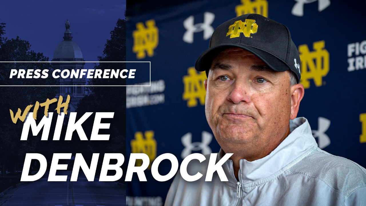 Video | Notre Dame OC Mike Denbrock on Offensive Progress, OL & Riley ...