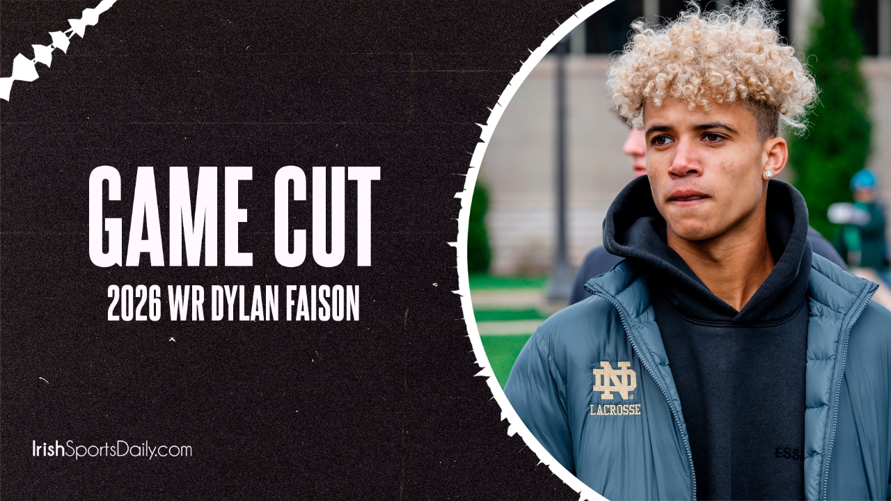 Game Cut | 2026 Notre Dame WR Commit Dylan Faison vs. Somerset Academy ...