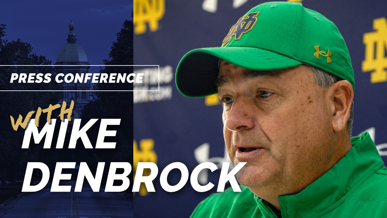 Video | Notre Dame OC Mike Denbrock on Interior of OL & Patience ...