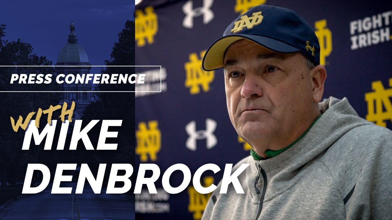 Video | Notre Dame OC Mike Denbrock on Mitchell Evans and Jaden ...