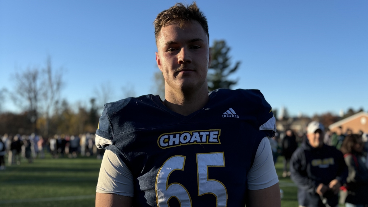Interview With Choate HC LJ Spinnato | Irish Sports Daily