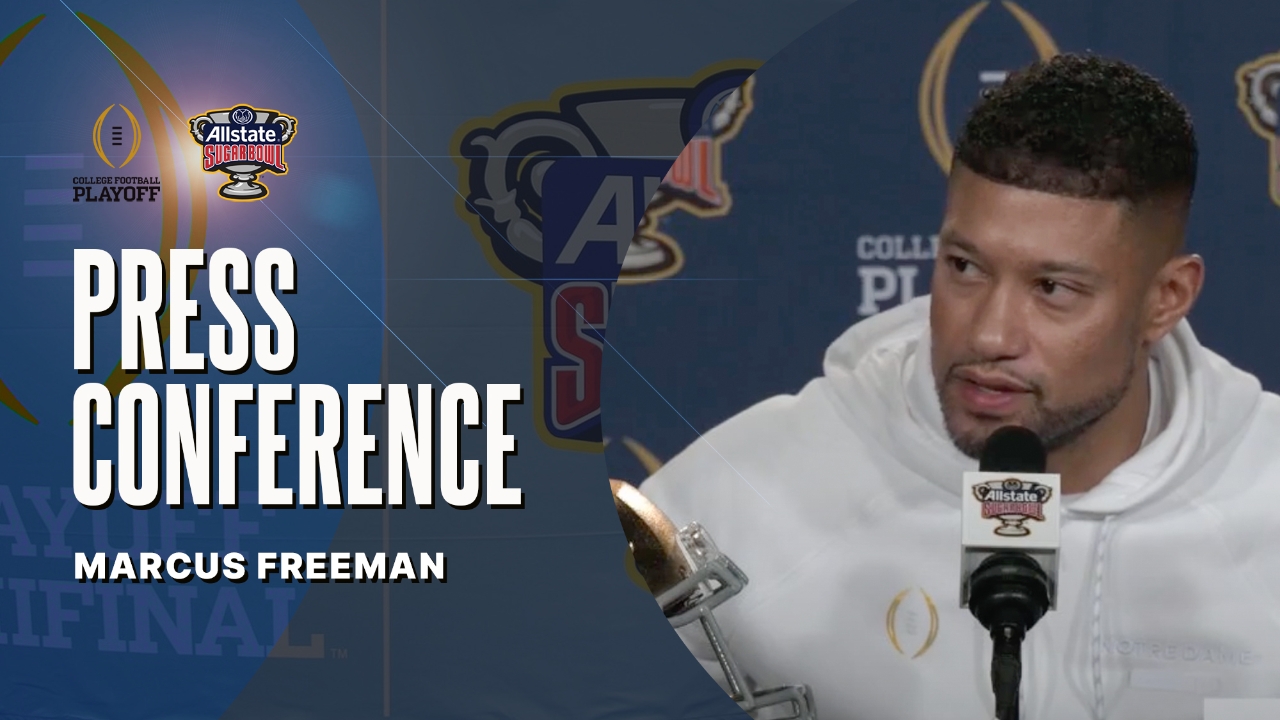 Video | Notre Dame HC Marcus Freeman at Sugar Bowl Media Day | Irish Sports Daily