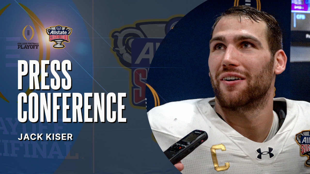 Video | Notre Dame LB Jack Kiser Post-Sugar Bowl | Irish Sports Daily