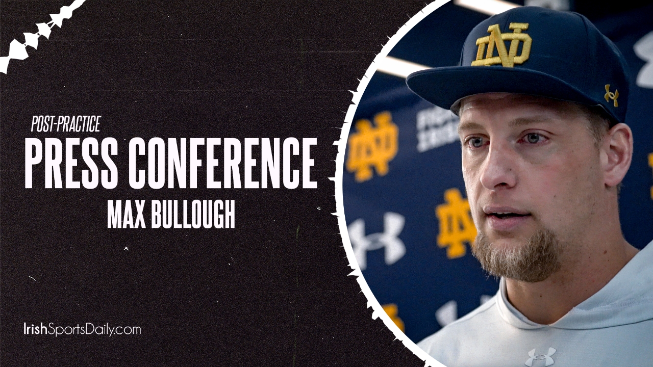 Video | Notre Dame LB Max Bullough Post-Practice 4.2 | Irish Sports Daily