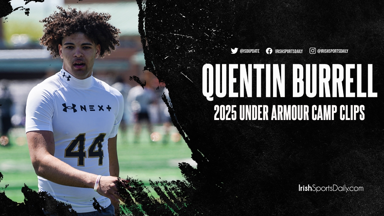 Video | 2027 WR Quentin Burrell Under Armour Camp Clips | Irish Sports Daily