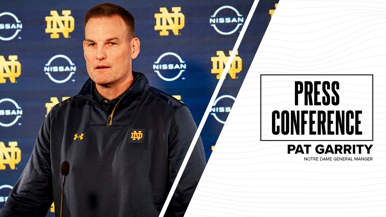 Video | Notre Dame Basketball GM Pat Garrity Introductory Presser | Irish Sports Daily
