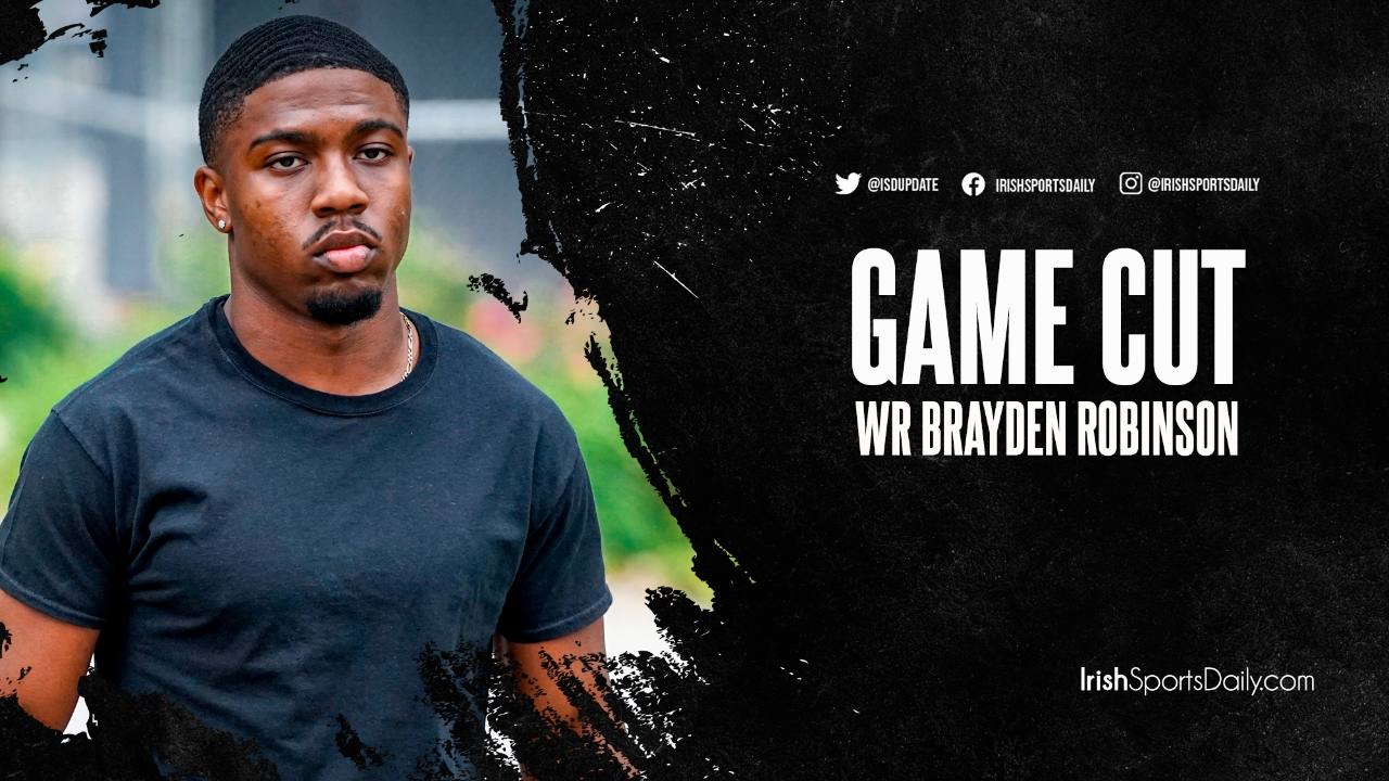 Game Cut | 2026 WR Brayden Robinson vs. Colleyville Heritage | Irish ...